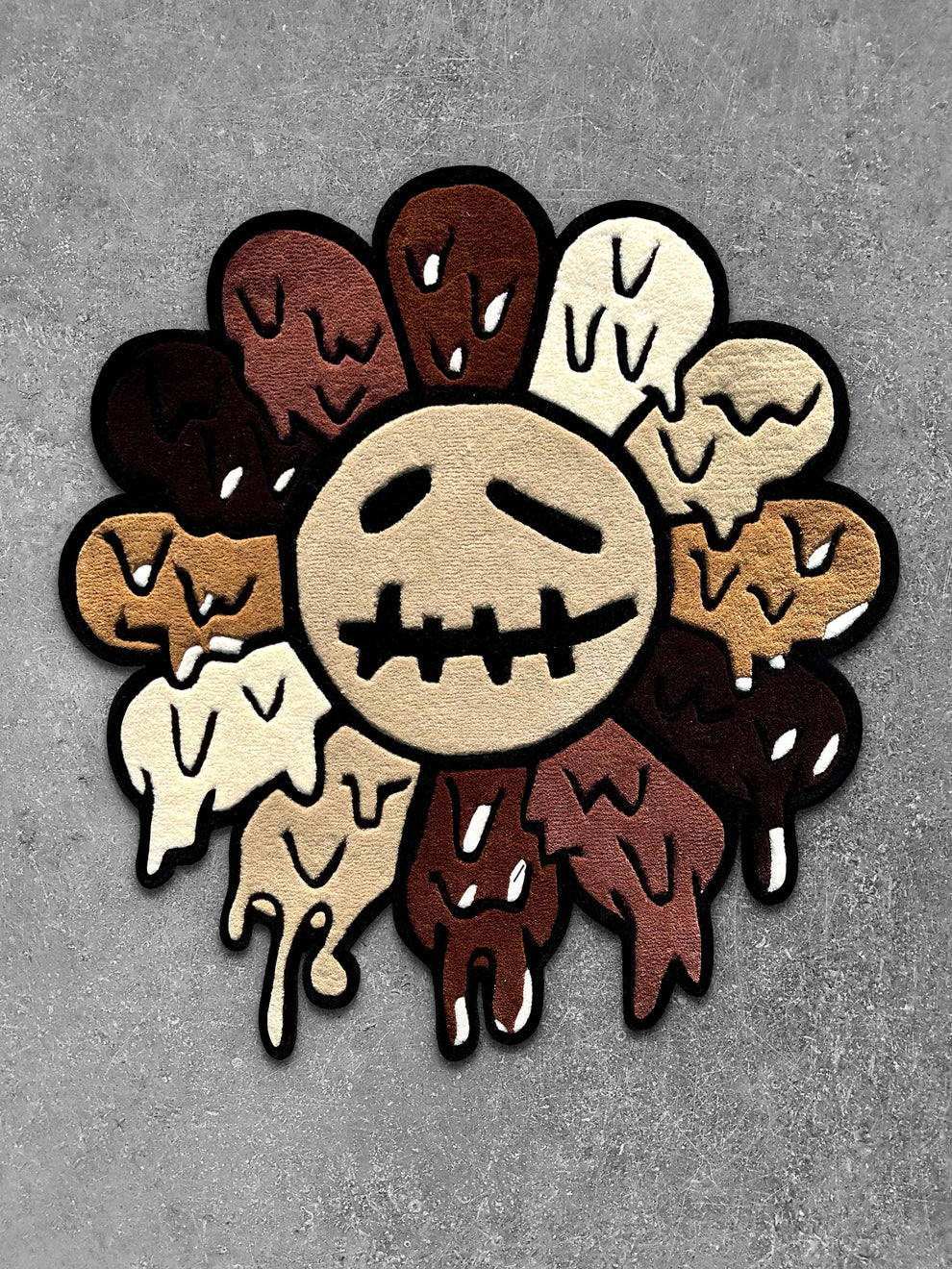 Hypebeast Flower x CJ Melting Custom Rug by Tuftplace – Tuftplace India